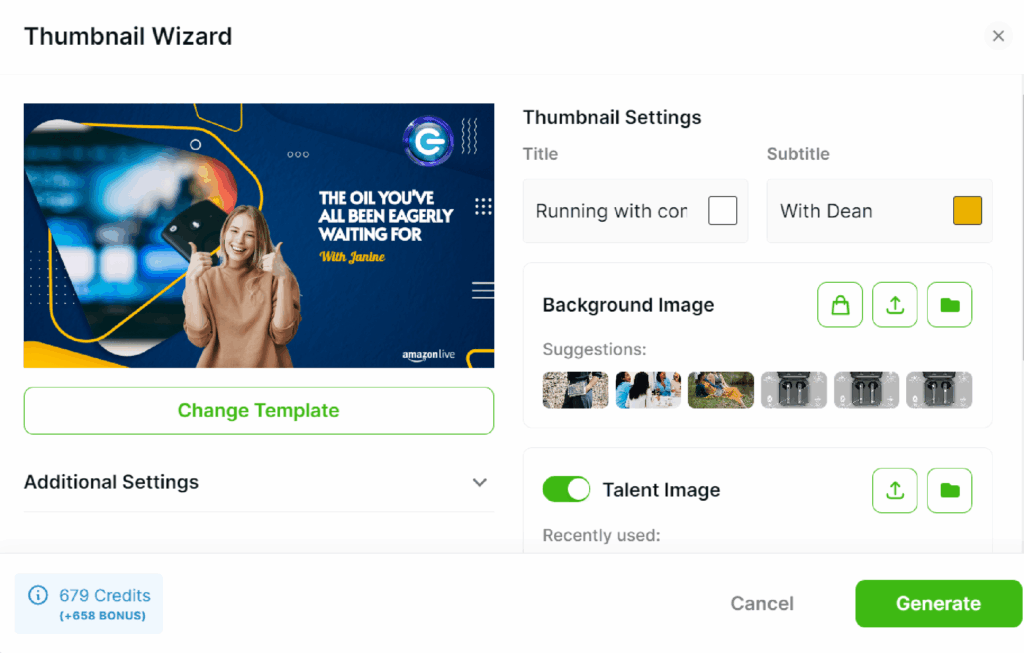 How to generate thumbnail - Logie